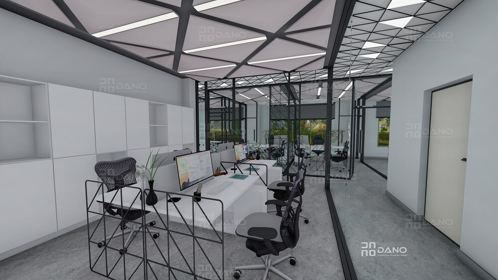 Steel company office design - Dano