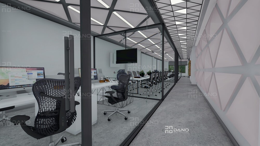 Steel company office design - Dano