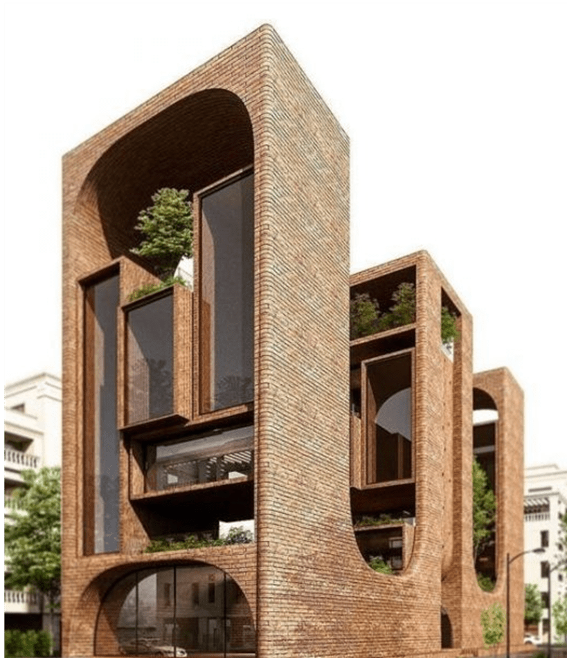 Modern Brick Building Facades Installation Of Brick Facade Dano